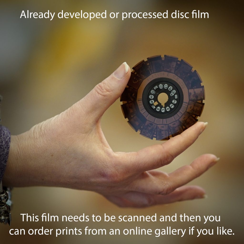 Disc Film Developing – Film Rescue